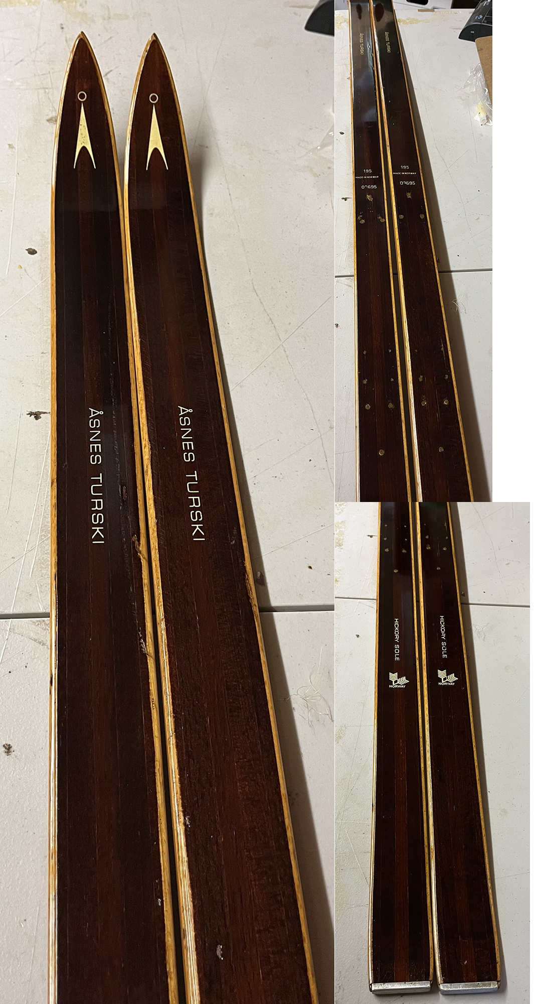 Cross-Country Wooden Skis For Sale