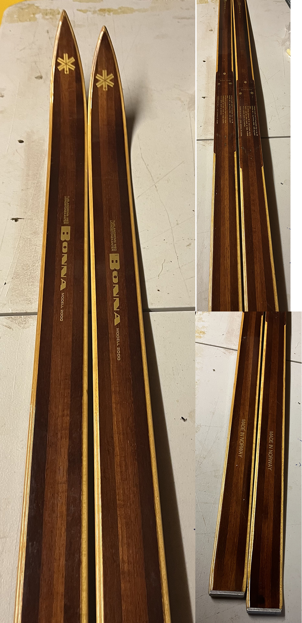 Cross-Country Wooden Skis For Sale
